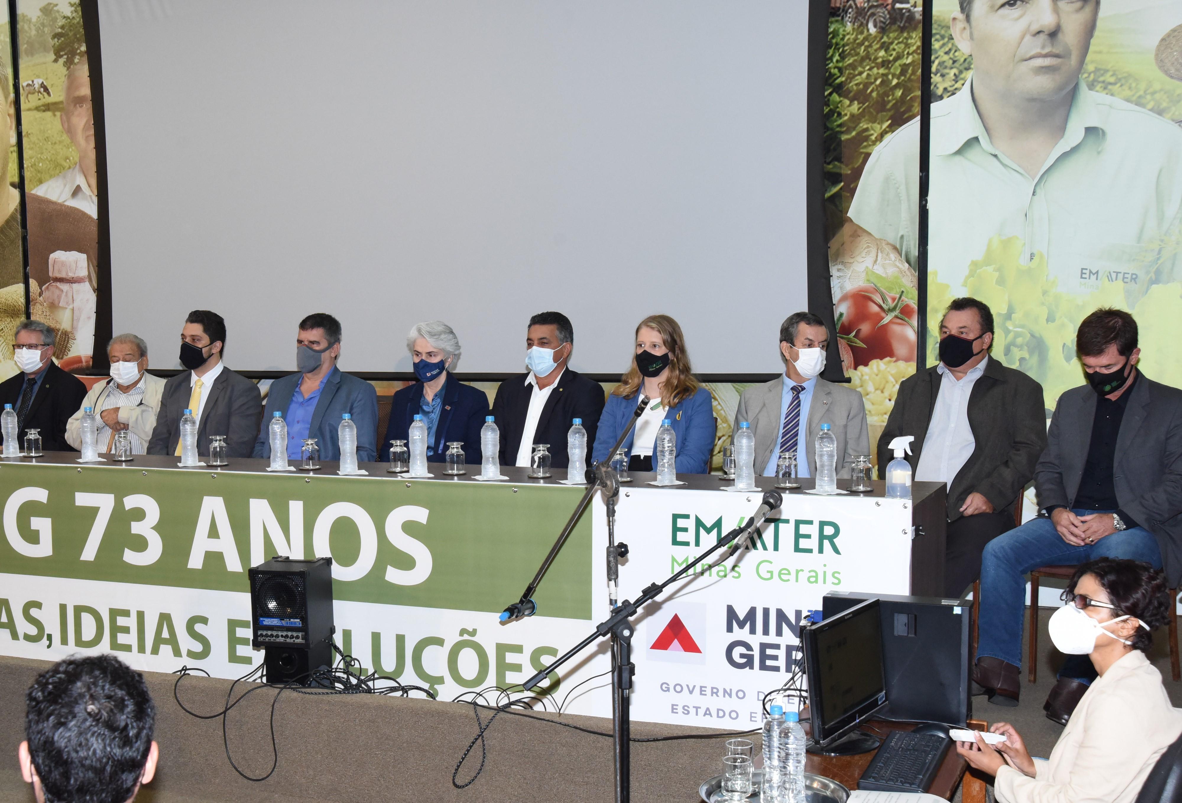 Emater-MG comemorou 73 anos, nesta segunda-feira, com homenagens a ...